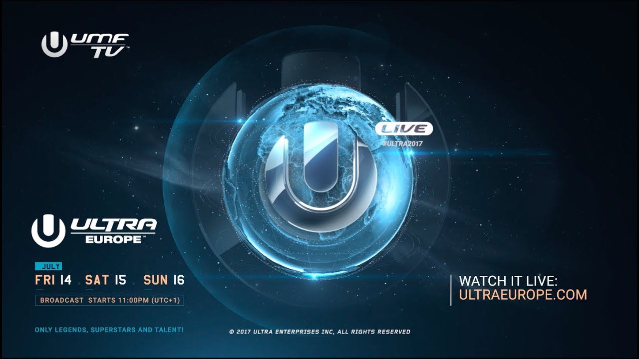 ULTRA EUROPE 2017、ライブストリーム決定